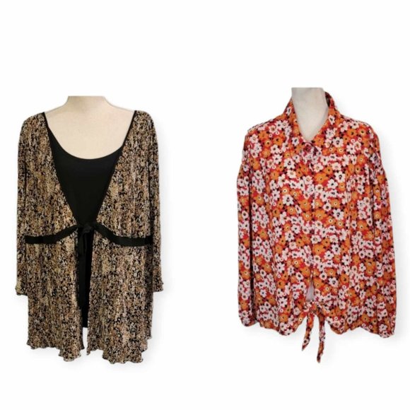 a love story | Tops | Bundle 2 Piece Alove Story Floral And Studio Tie ...